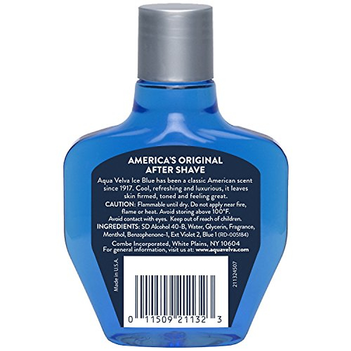 Aqua Velva After Shave, Classic Ice Blue, Soothes, Cools, and Refreshes Skin, 3.5 Ounce