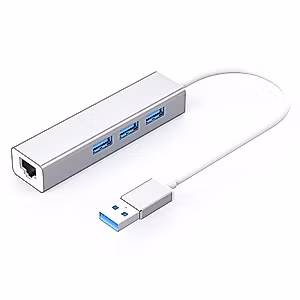 WJCCY One-to-Three Type-c to Gigabit Network Card Usb3.0 to Network Splitter Rj45 Converter