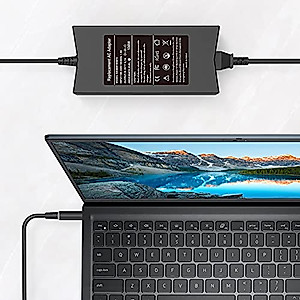 Original Replacement New Dell 130W 7.4mm Tip AC Adapter Charger for PA-4E LA130PM121 DA130PE1-00 JU012 CM161 Dell Inspiron 15 7000 7559 Dell G3 G5 Charger dell d6000 Docking Station Laptop Power Cord