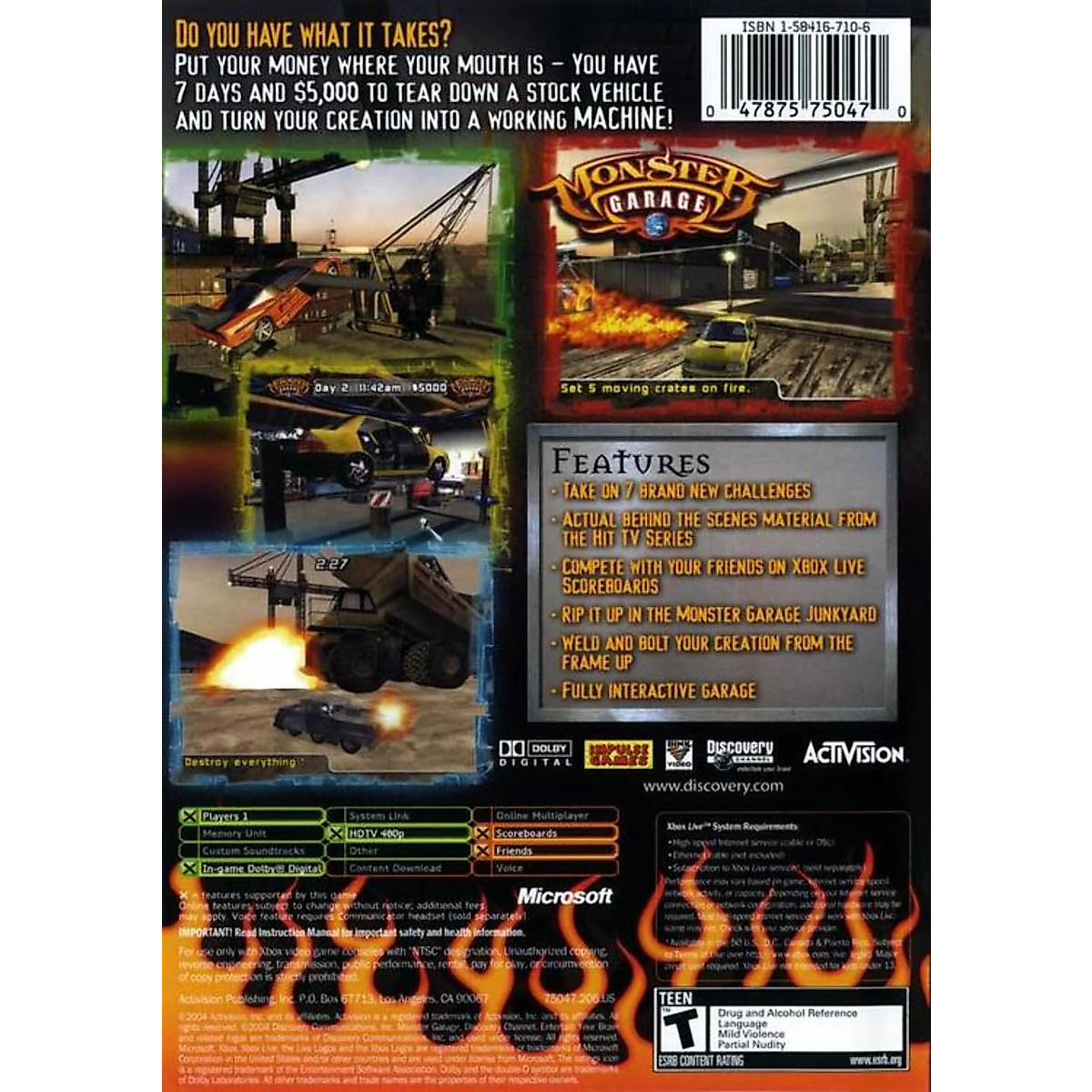 Monster Garage - Xbox