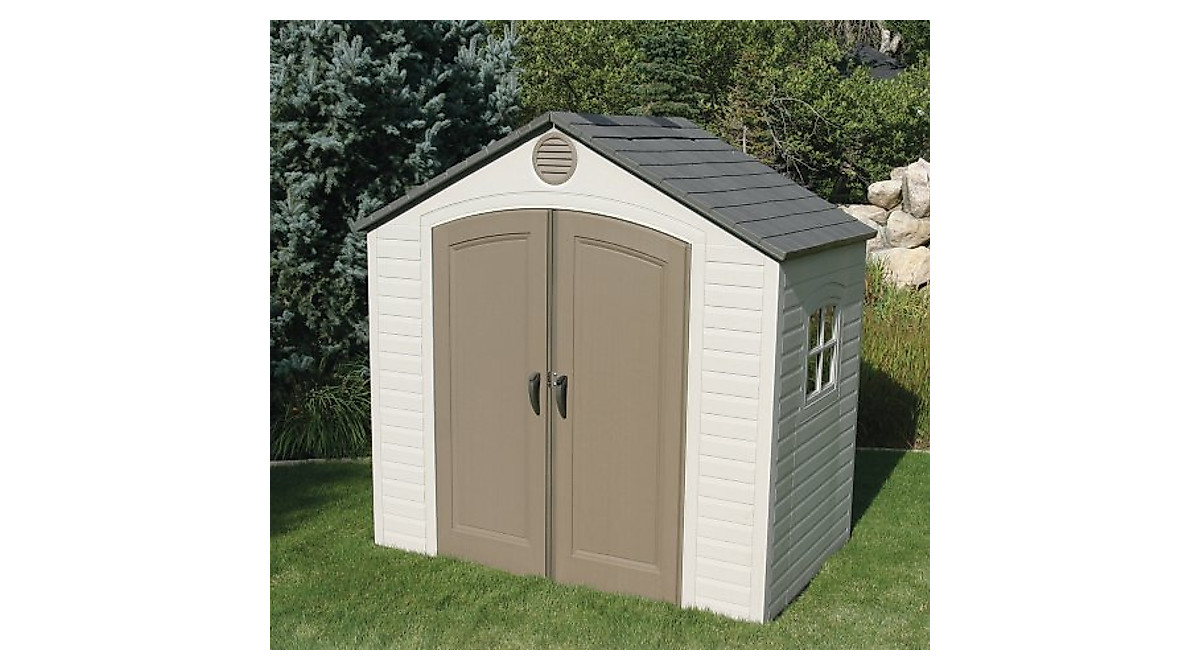 Lifetime 6406 Outdoor Storage Shed – Durable 8x5 ft with Steel ...