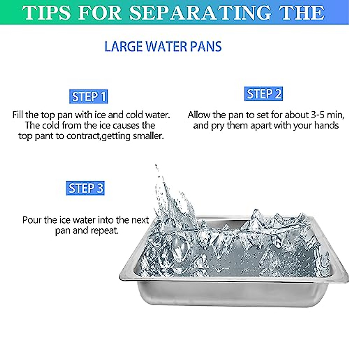 Jacgood Chafing Dish Buffet Set 4 Packs,8 QT Stainless Steel Foldable Rectangular Chafing Full Size Food Pan,Chafing Servers with Covers Buffet Servers and Food Warmers for Parties Wedding