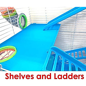 5 Floor Large Twin Towner Large Habitat Syrian Hamster Rodent Gerbil Mouse Mice Rat Wire Animal Cage