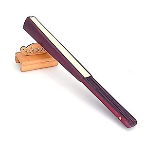 Folding Fan China Fan,Hand Fans with Traditional Chinese Arts (Cream) 13inch