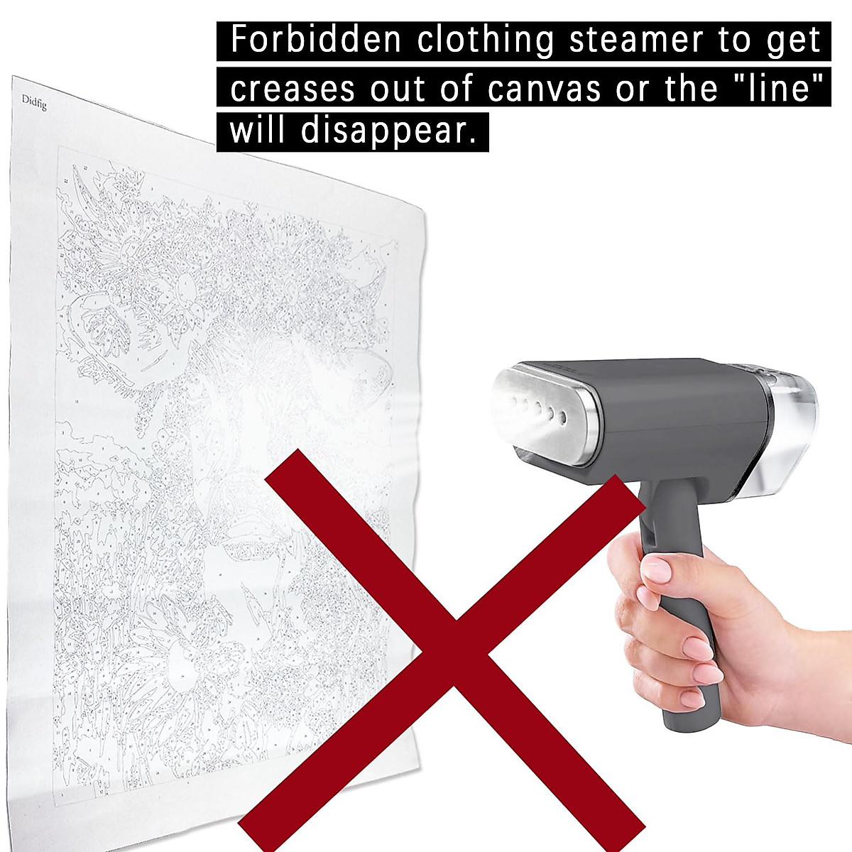 Didfig Easy DIY Paint by Numbers Kit for Adults Beginner Canvas 16x20 Inch Pink Tree Path Large Scenery Paint by Numbers for Home Wall Decor Gifts