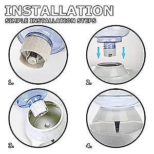 VaygWay Self Dispensing Pet Waterer – Automatic Gravity Dog Cat Waterer - Pet Water Dispenser Dogs Cats – Dog Water Bowl Water Dish – Automatic Water Bowl for Pets