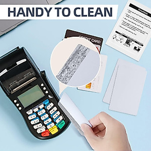 Card Reader Cleaning Cards - BIHYM Dual Side Credit Card Reader Cleaner, CR80 Card Reader Cleaner POS Swipe Terminal Cleaning Cards (50PCS)