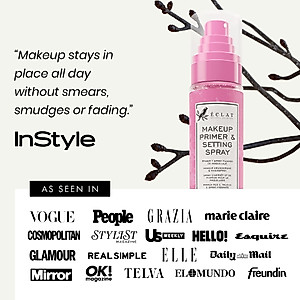 Makeup Setting Spray & Primer, Long Lasting Setting Spray Makeup & Primer Face Makeup for Matte Finish & Oil Control, Hydrating & Brightening Makeup Setting Spray for Face, Setting Spray Makeup