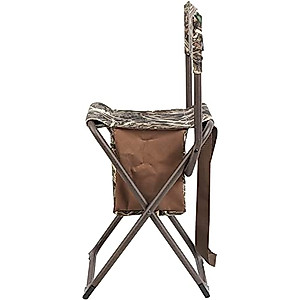 PORTAL Fishing Chair Folding Seat Stool, Lightweight Backrest Stool Hunting Fishing Chair with Storage Pocket for Camping, Hiking, Beach, Picnic, Support Up to 225 lbs