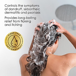 True+Real Coal Tar Therapeutic Plus Tar Gel Anti-Dandruff Shampoo Original Strength 0.5% Coal Tar, 16 Fl Oz, Pack of 2