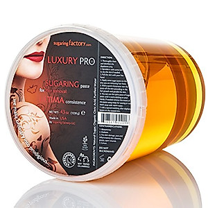 Sugaring Paste Hair Removal – Ultima Sugar Wax Luxury Pro for Body & Brazilian Bikini Sugaring – Sugar Paste Made in USA, Organic Sugar Depilation, 43 oz – Sugar Waxing Kit for Women and Men