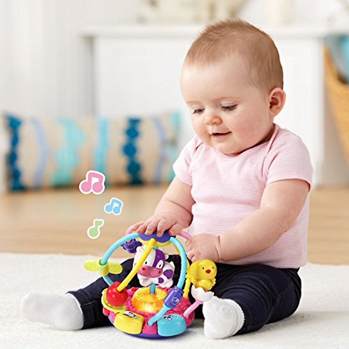 VTech Baby Lil' Critters Shake and Wobble Busy Ball Amazon Exclusive, Purple