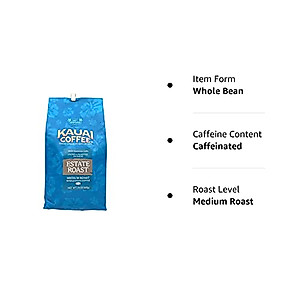 Kauai Coffee Single Origin Kauai Prime Grade Medium Roast Whole Bean - 1.5 lb