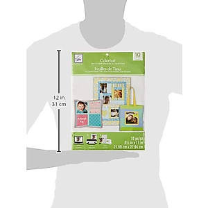 June Tailor Colorfast Fabric Sheets 10-Pack White