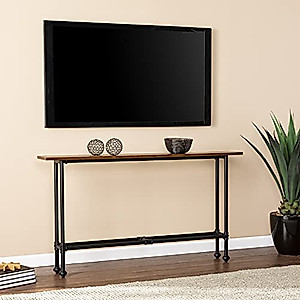 SEI Furniture Agnew Skinny Console Table, black (AMZ0906MC), 56 in x 8 in x 30 in