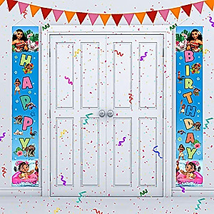Moana Party Hanging Banners Moana Birthday Theme Party Decoration