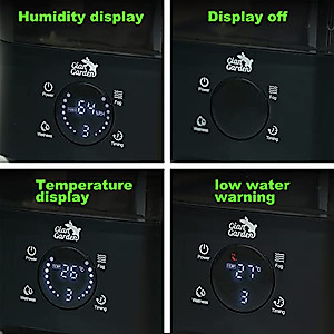 Reptile Fogger Digital Tank Timer 4.5L Top Filling Terrariums Humidifier Reptile Mister Lizard Tortoise Amphibian Foger with Hose for Reptiles, Amphibians, Herps, Vivarium
