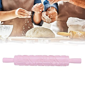 Fondant Roller, Fondant Rolling Pin Tool High‑quality Plastic for Cookies Biscuits Pastry Cake Decoration(#1)