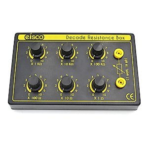 EISCO 6 Decade Resistance Box - Variable from 0-1,111,110 Ohms