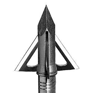 Slick Trick Standard 3pk 100 Grain Stainless Steel, Silver/Black