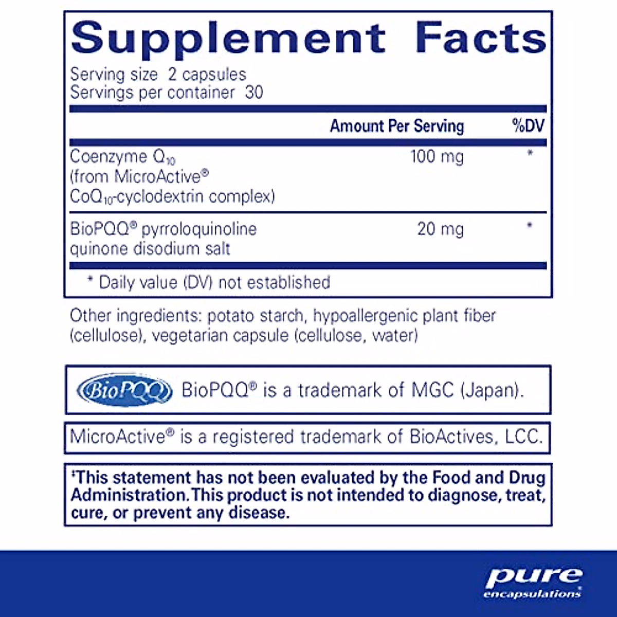 Pure Encapsulations SR-CoQ10 with PQQ | Supplement to Support Antioxidants, Cognitive, Mitochondrial, and Cardiovascular Health* | 60 Capsules