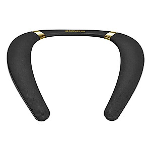 Monster Boomerang Neckband Bluetooth Speaker, Neck Speaker Bluetooth Wireless, Wearable Speaker with 12H Playtime, True 3D Stereo Sound, Portable Soundwear, IPX7 Waterproof, for Home Sport Outdoor