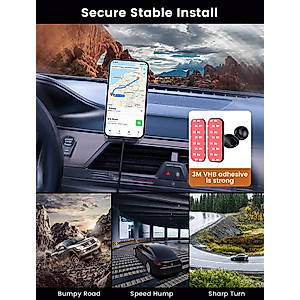 MOKPR for Magsafe Car Mount Charger-15W Wireless Car Charger-Magnetic Car Phone Holder for Dash Air Vent-LED RGB HandsFree Car Mount Fast Car Charger for iPhone 15/14/13/12 Series