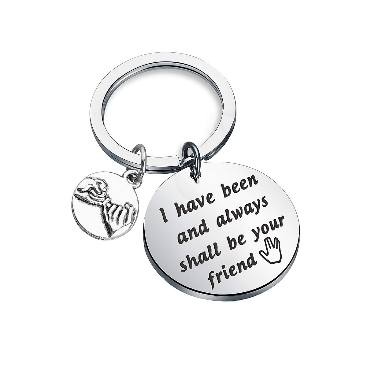 Lywjyb Birdgot TV Show Inspired Friendship Keychain I Have Been and Always Shall Be Your Friend TV Show Fans Gift(Always Shall Be Your Friend)