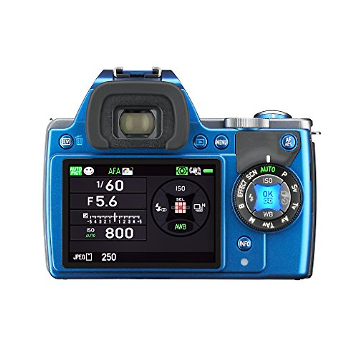 Pentax K-S1 SLR Lens Kit with DA L 18-55 mm Lens (Blue)