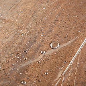 Juvale 6-Pack of 1 mil Clear Plastic Drop Cloths for Painting, Furniture Protection, Disposable Painters Tarp, Waterproof Sheeting Roll for Construction, Dust, Paint Covering for Floor (9x12 Feet)