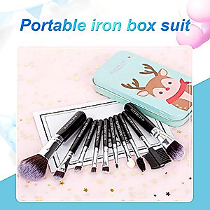 Beauty Rounds Cosmetic Sets Brush Eyeshadow Makeup Brush 10PCS Tools Eyebrow Foundation Beauty Tools Skin Care Stuff