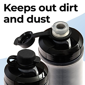 Samorillo [2-Pack] Mud Caps for CamelBak Bottles - BPA-Free, Phthalate-Free, Lead-Free Silicone Cap/Top - Fits All Podium and Peak Fitness Bottles