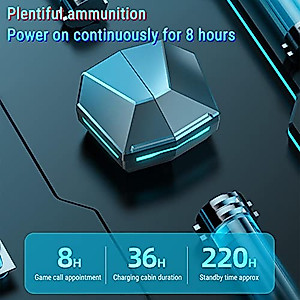 2022 New Wireless Earbuds Bluetooth Headphones Sound Quality Wireless Charging Case Digital Led Intelligence Display Compatible with Android iOS for Sports Gym