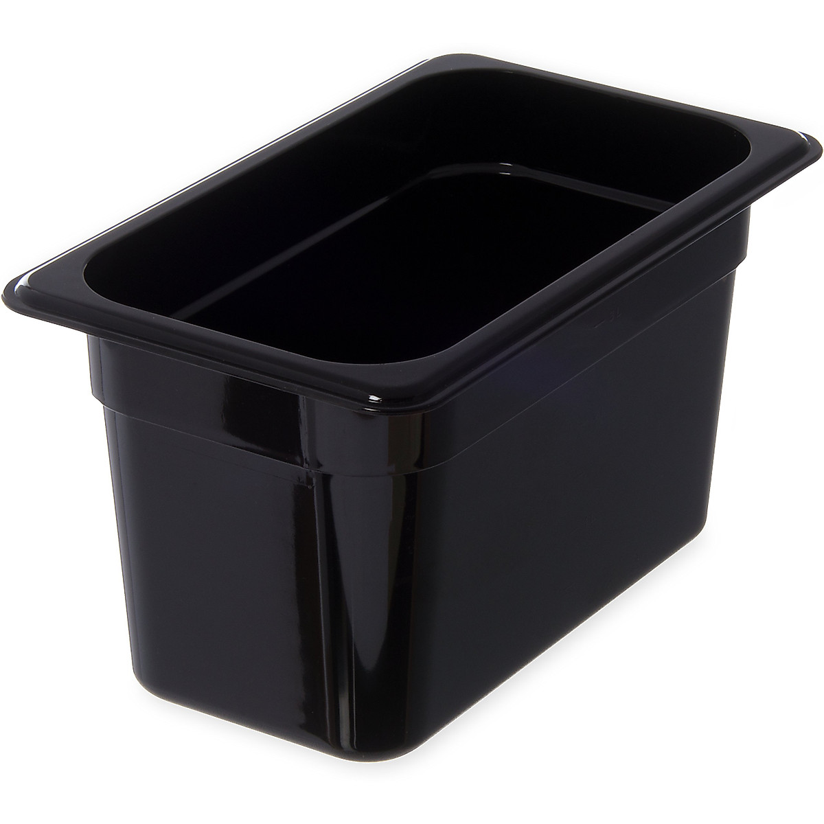 Carlisle FoodService Products 3088203 StorPlus High Heat Food Pan, 6" Deep, Quarter Size, Black