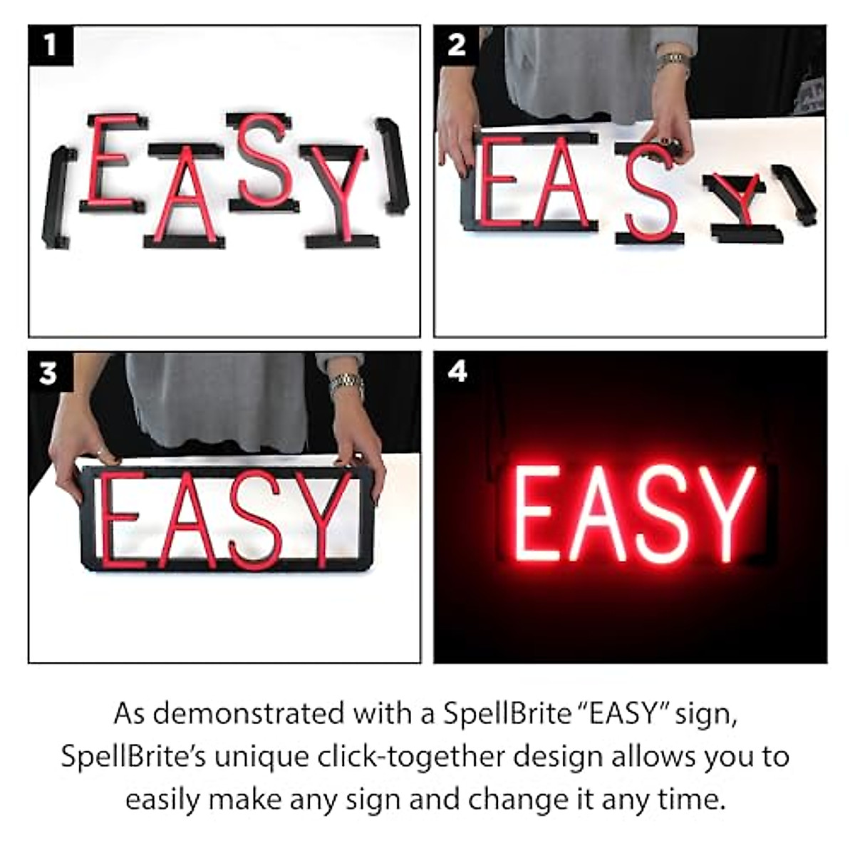 SpellBrite ABIERTO 24 HORAS Sign for Businesses | Abierto-Related Signs with Neon Look, White LED Light | 25.2" x 23.8"