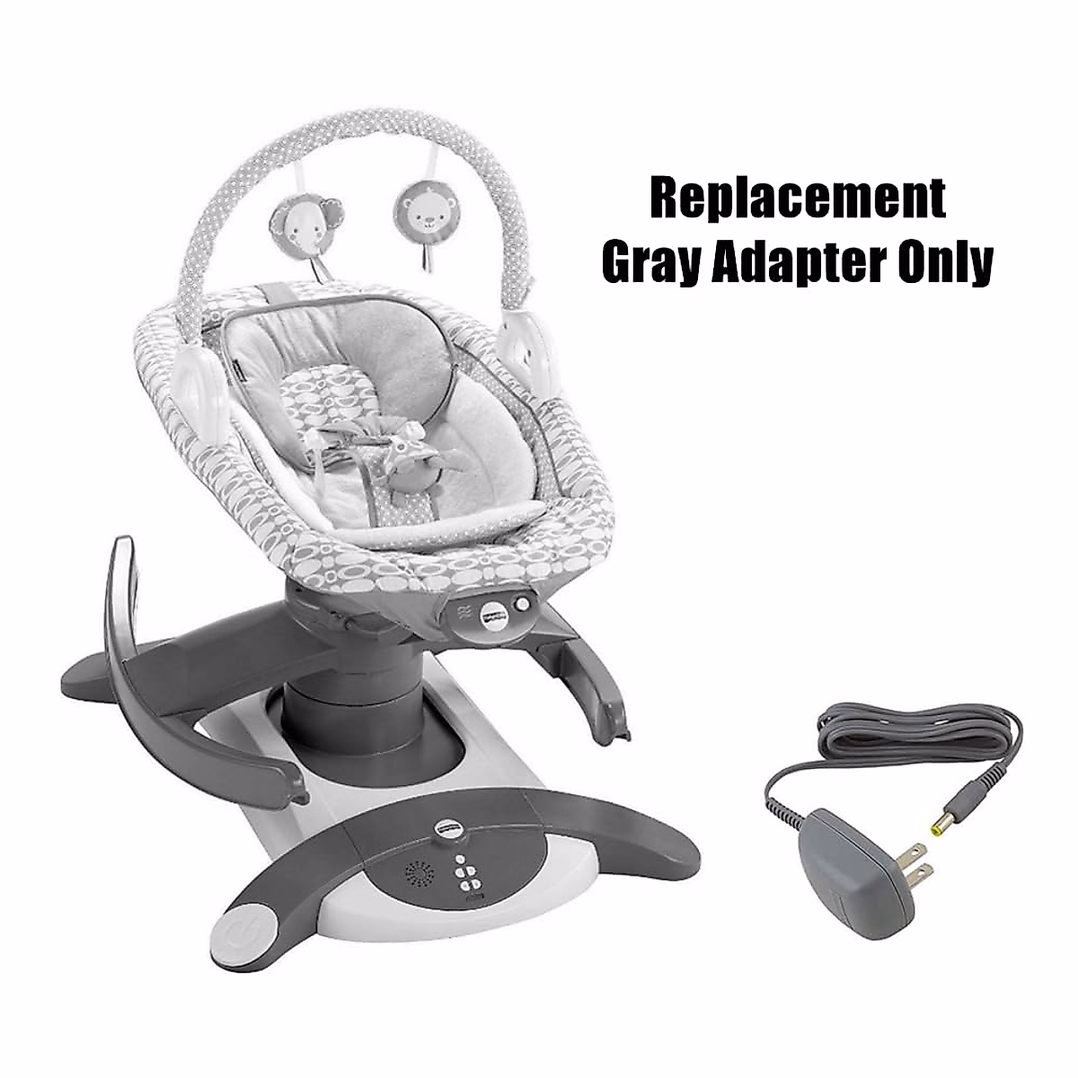 Fisher Price 4 in 1 Rock n Glide Replacement (CBT81 / CHP55 / CHP56 AC/DC ADAPTER (POWER SUPPLY CORD, CHARGER))