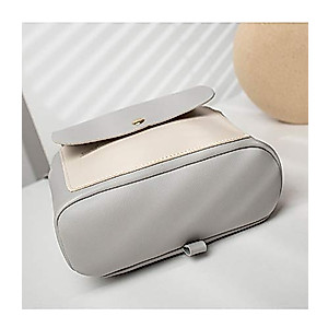 AIEDE Grey Backpack Mini Purse Fashion Leather Designer Travel Bag Ladies Shoulder Bags