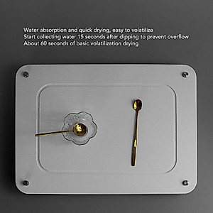 Jeanoko Drying Mat, Fast Drying Sink Tray Anti Slip Water Absorption Diatomaceous Earth Sink Caddy Organizer Sponge Holder Stand for Bathroom Kitchen (White) Tableware