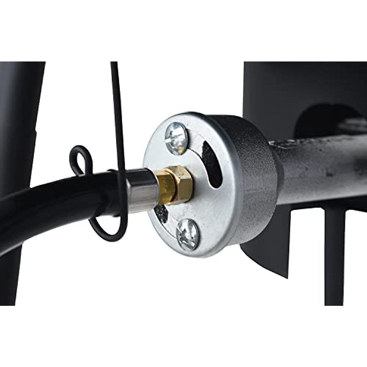 Flame King FK-100KSB Heavy Duty 100,000 BTU Propane Gas Single Burner Bayou Cooker Outdoor Stove for Home Brewing, Turkey Fry, Maple Syrup Prep, Cajun Cooking, 100K TALL, Black