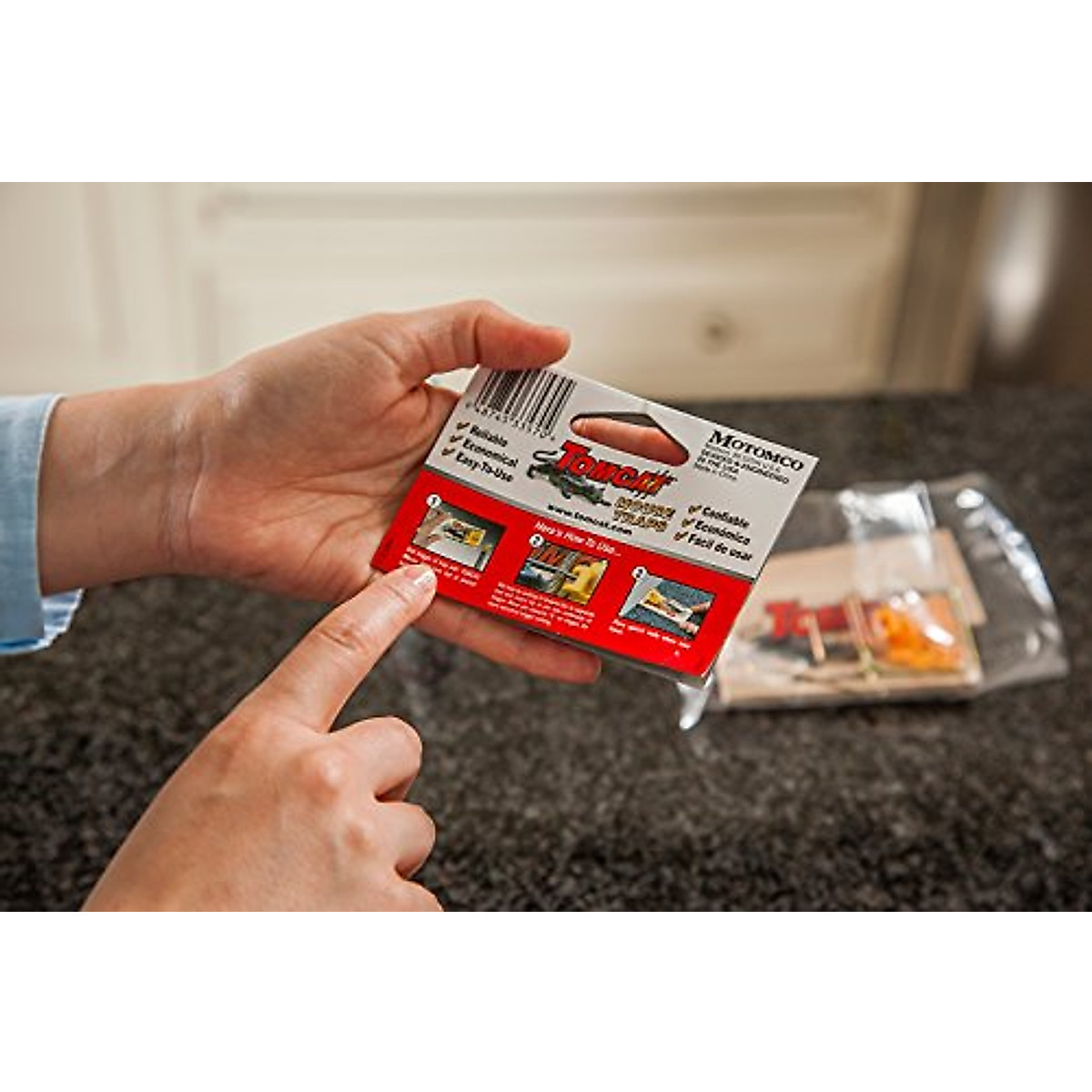 Tomcat Wooden Mouse Traps, 4 Pack