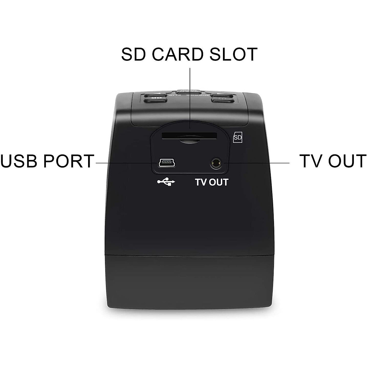 DIGITNOW 22MP All-in-1 Film & Slide Scanner, Converts 35mm 135 110 126 and Super 8 Films/Slides/Negatives to Digital JPG Photos, Built-in 128MB Memory, 2.4 LCD Screen