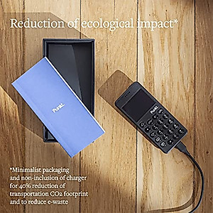 Punkt. MP02 4G LTE Minimalist Mobile Phone | Light Blue | Unlocked, Nano-SIM, Wi-Fi Hotspot, 2GB RAM+16GB Storage, 1280 mAh Battery, Multiband