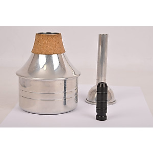 Trumpet muteness adaptor for quiet practice (mute not included). KGUBrass