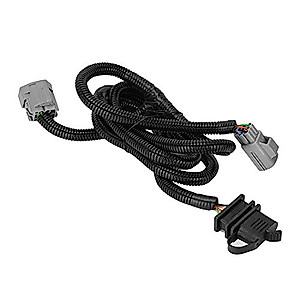 Miady Jeep Receiver Hitch Kit: 2 inch Receiver Hitch & Wiring Harness & Hitch Cover for 2007-2018 Wrangler JK 2 Door & 4 Door (Exclude JL Models)