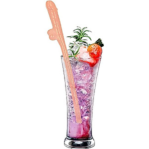 Fpxphonix10 PCS Penis Straws for Bachelorette Party