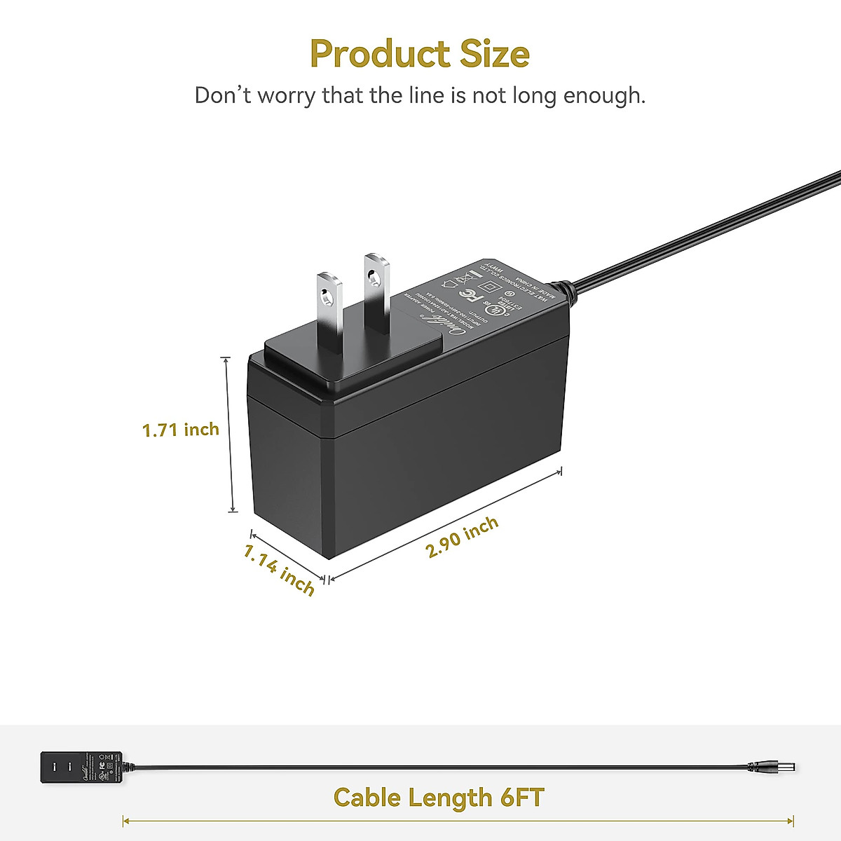 Omilik UL Listed AC Adapter for Livestrong LS5.0U LS5.0R LS6.0R Stationary Exercise Bike LS7.9E & LS8.0E Elliptical LS9.9E & LS12.9E Incline Elliptical Cross Trainer LS10.0E & LS13.0E Trainer Exercise