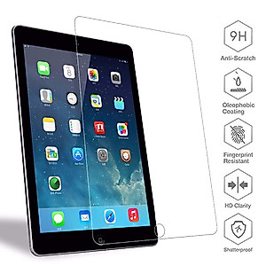 KIQ 3 Pack Tempered Glass for iPad 10.2 Screen Protector iPad 9th Generation Screen Protector Compatible 9th 8th 7th Generation (10.2 Inch ipad Screen Protector 9/8/7 gen 2021 2020 2019)
