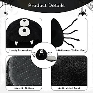 Vehomy Halloween Guinea Pig Bed Warm Bunny Spider Cave Bed Hideout Small Animal Spider Nest Bed House Cage Accessory for Hamster Guinea Pig Dwarf Rabbit Bunny Ferret Rat Hedgehog L