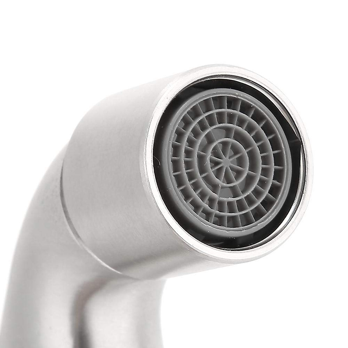 Fdit Practical Household G1/2in Stainless Steel Water Faucet Washing Machine Sink Basin Single Cold Faucet Water Tap Bathroom