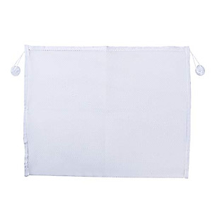 DOITOOL Hanging Bath Toy Holder Bathroom Toys Bag Hanging Toy Storage Organization Net Washable Reusable Mesh Organizer Bags with Suction Cup for Kids Bathtub Playroom Toys Bath Toy Net Bag Corner